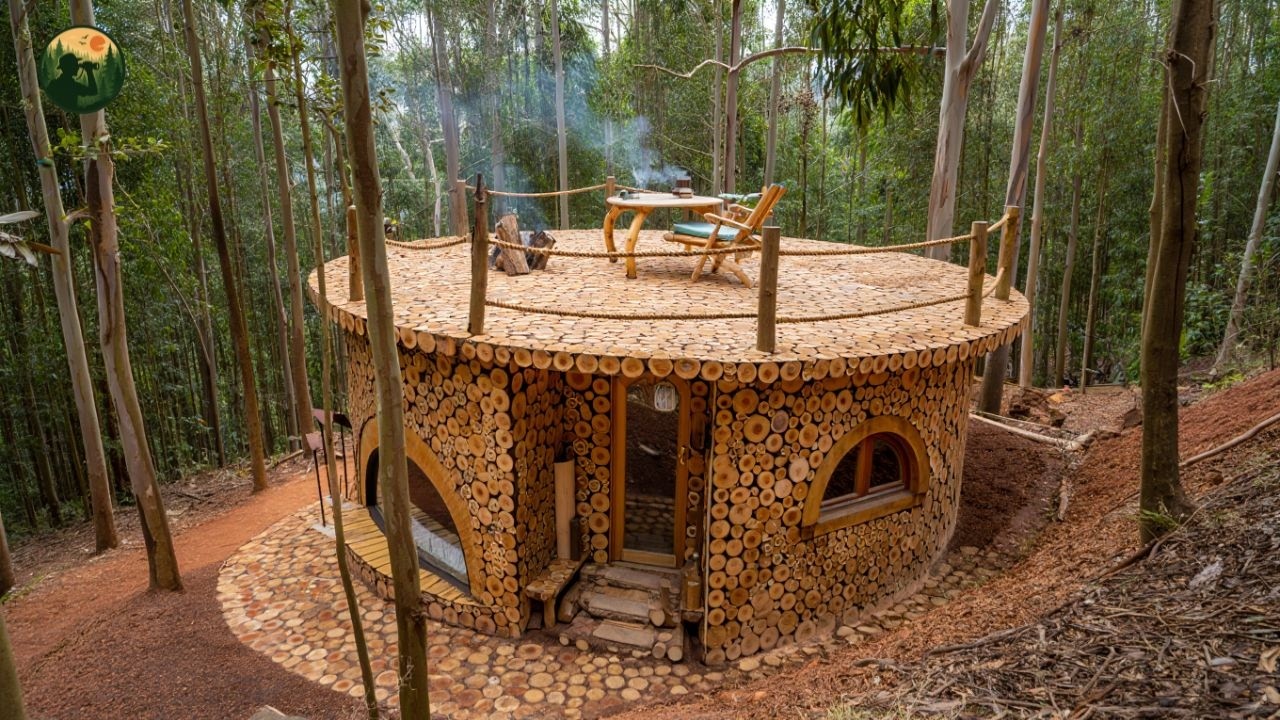 Forest Masterpiece: The Ultimate Wooden House Built By A True Craftsman ...