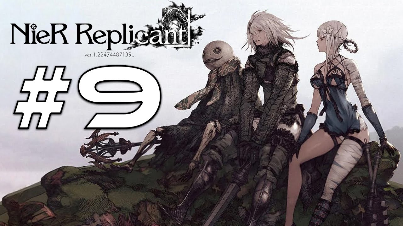 A BOSS MADE OF MINECRAFT - NIER REPLICANT PLAYTHROUGH #9 - YouTube