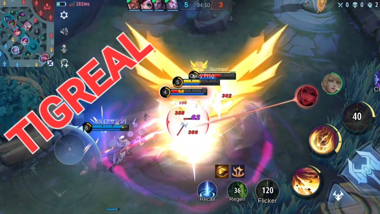 Mlbb Tigreal Gameplay | Best Build | Mobile Legends - YouTube