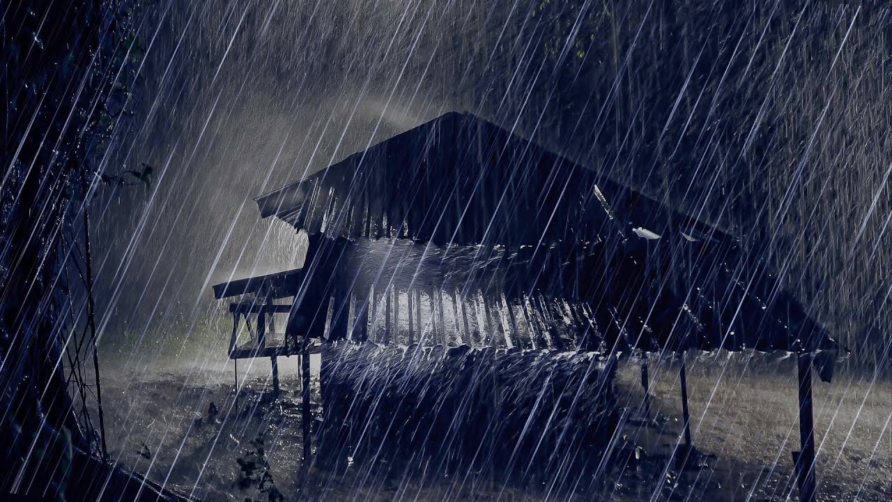 Midnight Rain & Thunder Symphony ⚡ The Stormy Night That Lulls You to ...