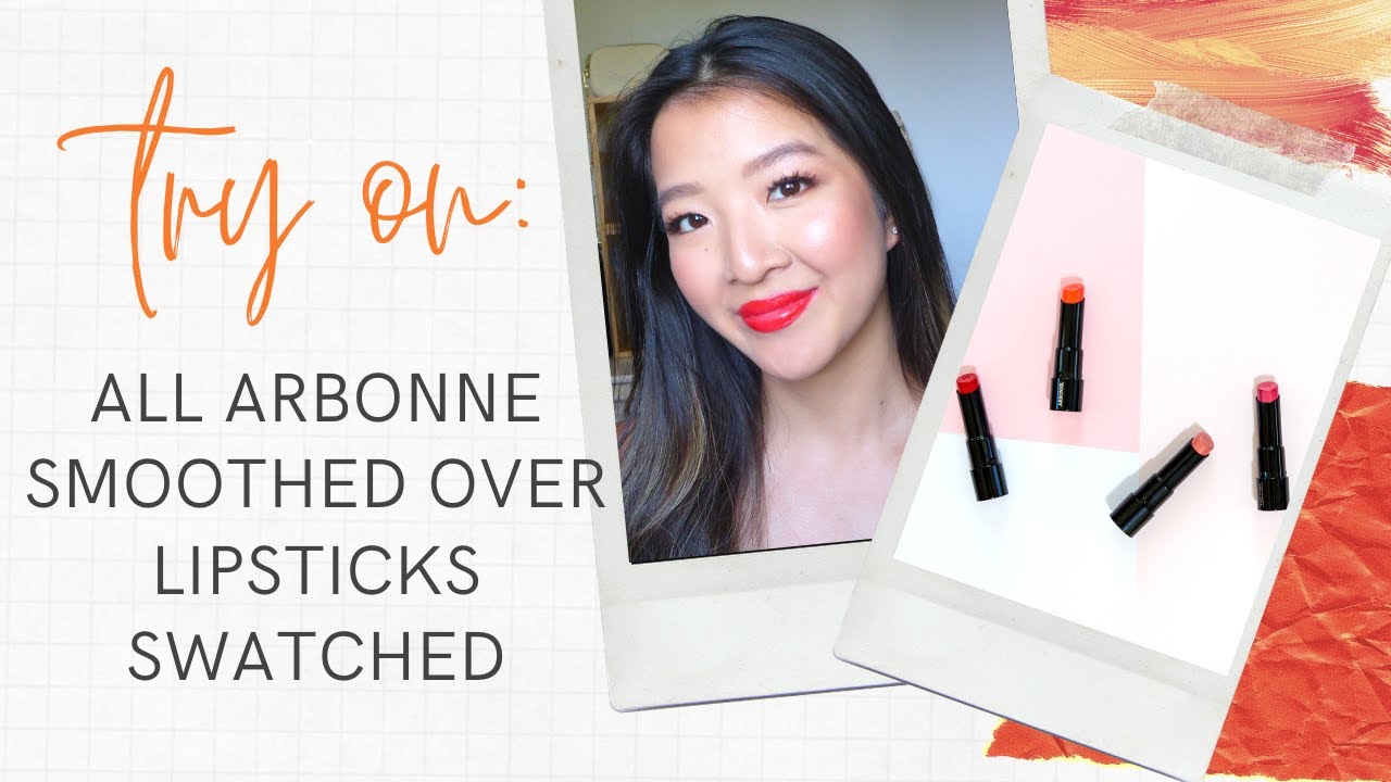 ARBONNE Lipsticks Swatched! | ALL 16 SHADES | Cruelty-Free & VEGAN ...