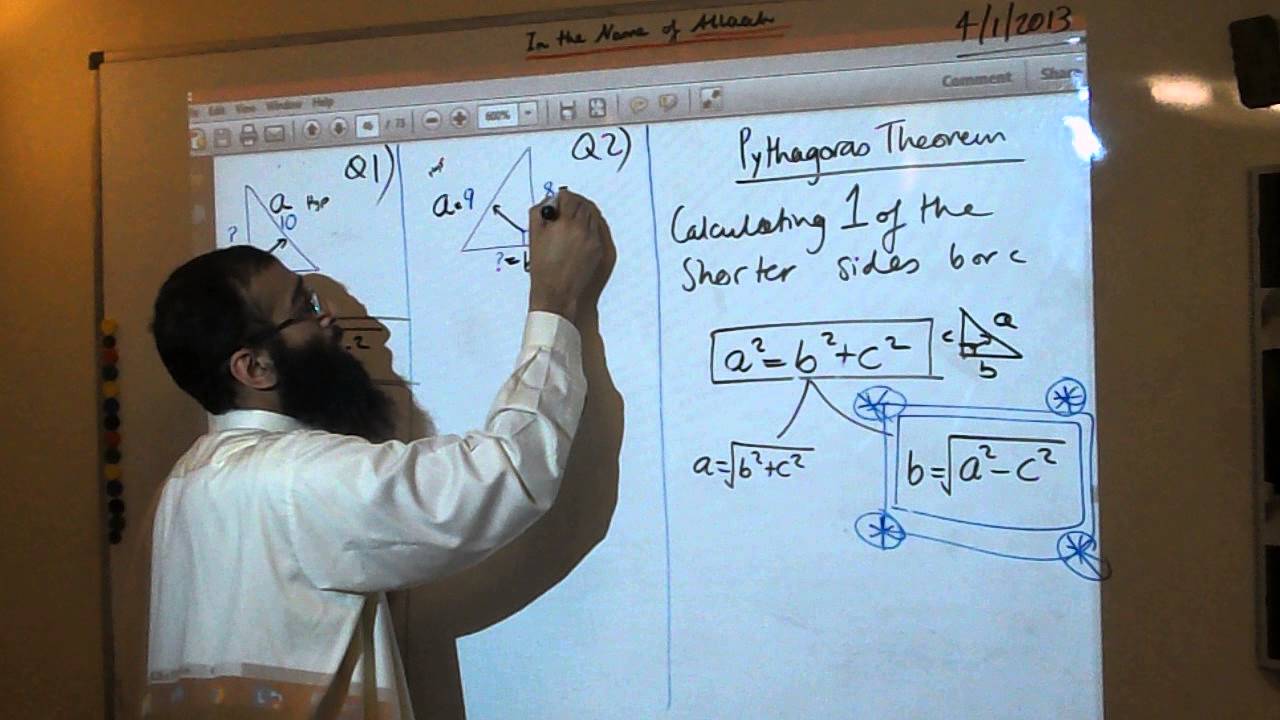 Pythagoras Theorem 2 Clip 118 Mathswatch Grade C - YouTube