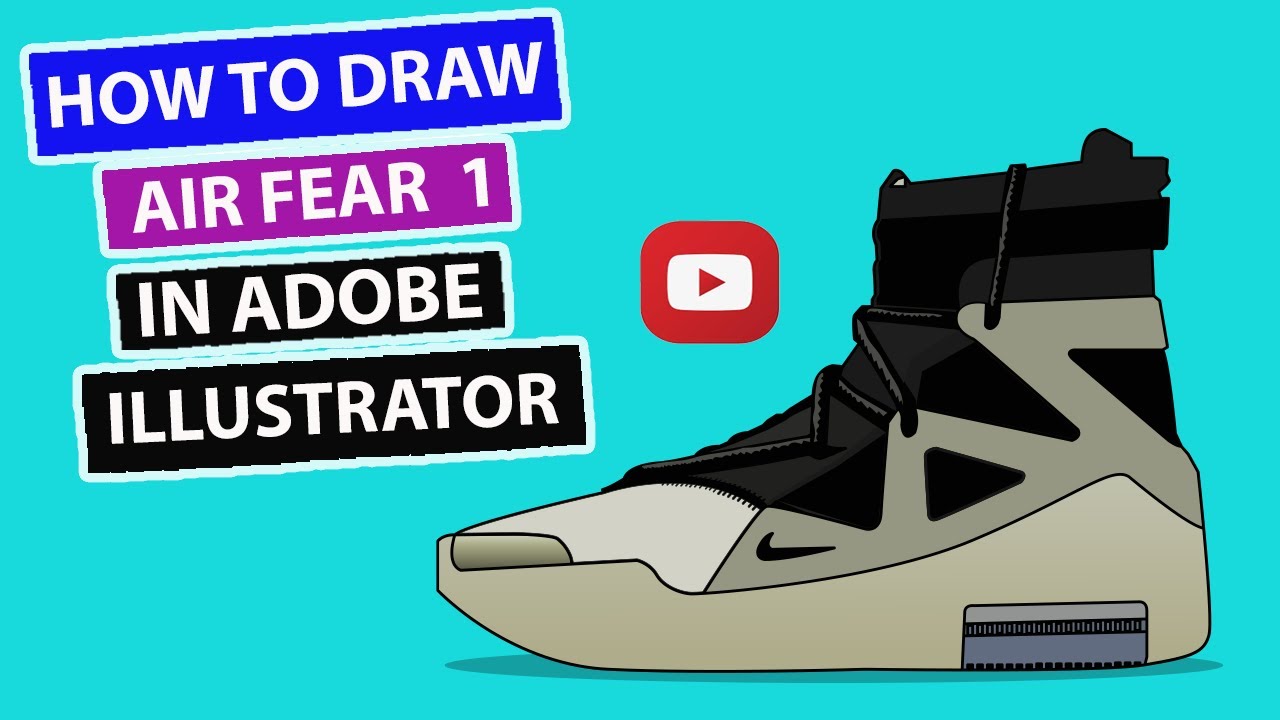 How to Draw Air Fear of God 1 in Adobe Illustrator - YouTube