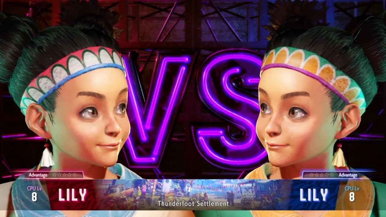 Street Fighter 6 LILY VS LILY - YouTube
