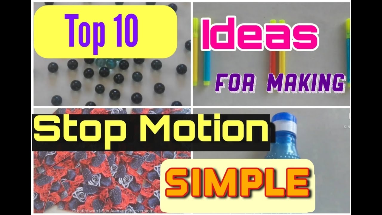 Top 10 Simple Ideas For Making Stop Motion Video #stopmotionanimation ...