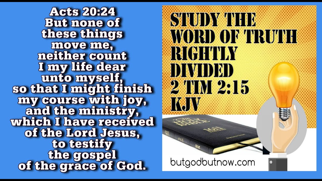 JESUS THE RIGHT DIVIDER - YouTube