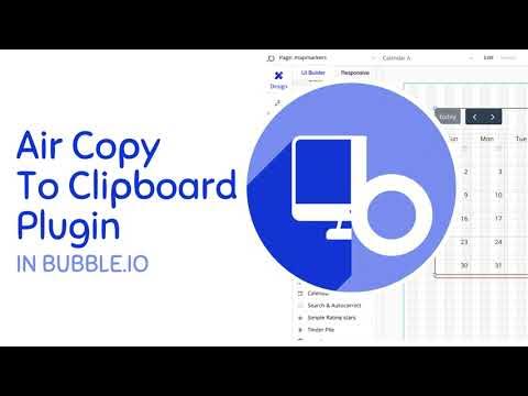 How-To Use the Air Copy to Clipboard Plugin within a Repeating Group in Bubble.io - YouTube