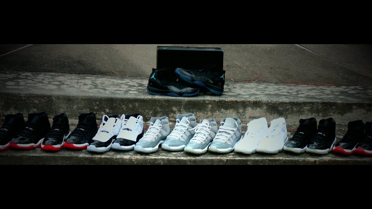 Air Jordan Retro 11's Collection "Through The Year's" - YouTube