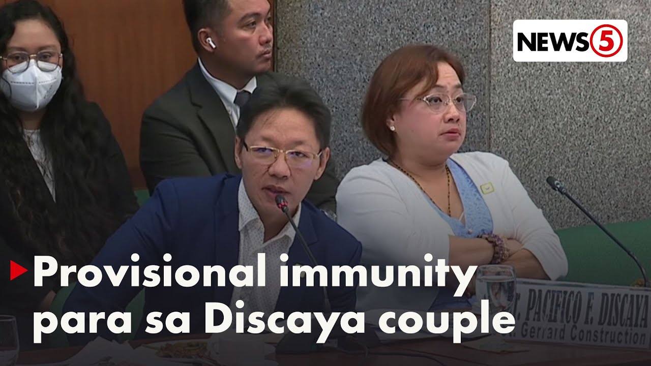 Sarah, Curlee Discaya, humingi ng proteksyon sa Senado - YouTube