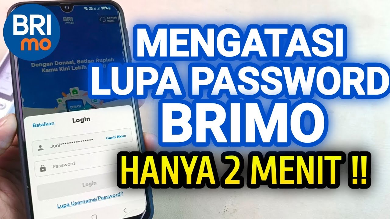 Cara Mengatasi Lupa Password Brimo Terbaru - YouTube