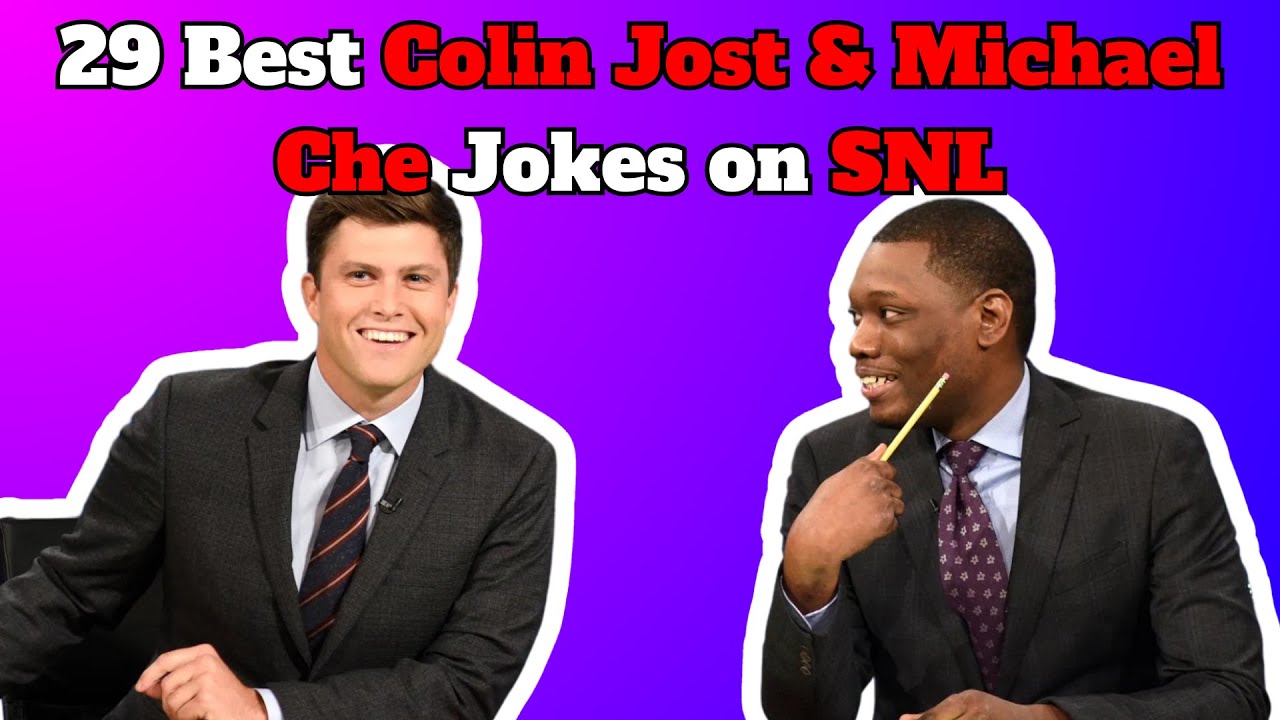 29 Best Colin Jost & Michael Che Jokes on SNL - YouTube