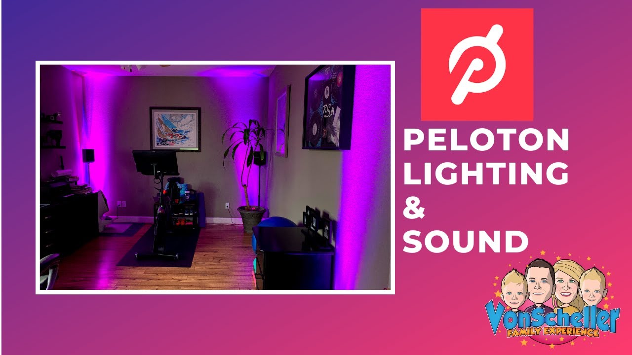 Peloton Bike Sound & Lighting Setup - YouTube