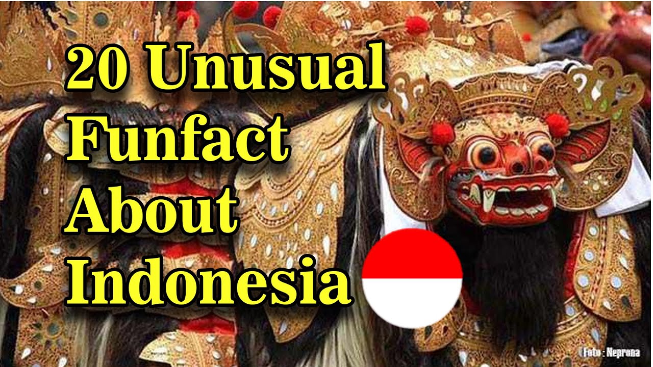 20Unusual Interesting and Funfact About Indonesia - YouTube