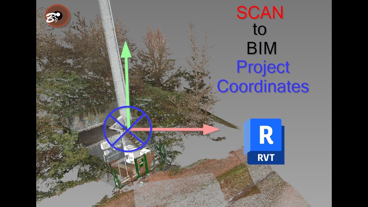Scan to BIM modeling. Revit Project base point from Point Cloud - YouTube