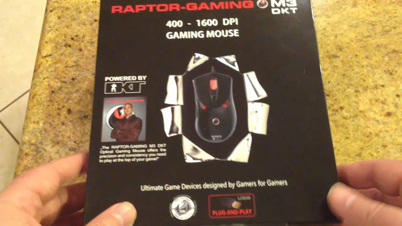 Raptor-Gaming PC Mouse M3 DKT Review - YouTube