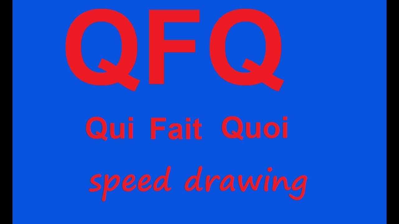 QFQ (Qui Fait Quoi) un nouveau concept sur ma chaîne - YouTube