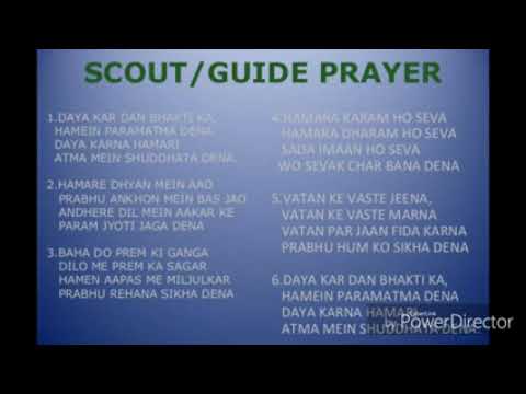 scout guide flag song and prayer - YouTube