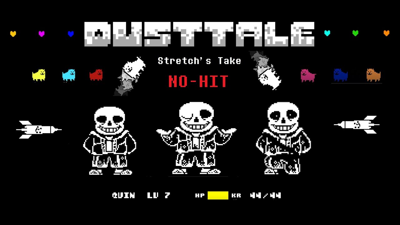 Stretch's Dusttale - FULL NO HIT(Last Attack Impossible)(First in the ...