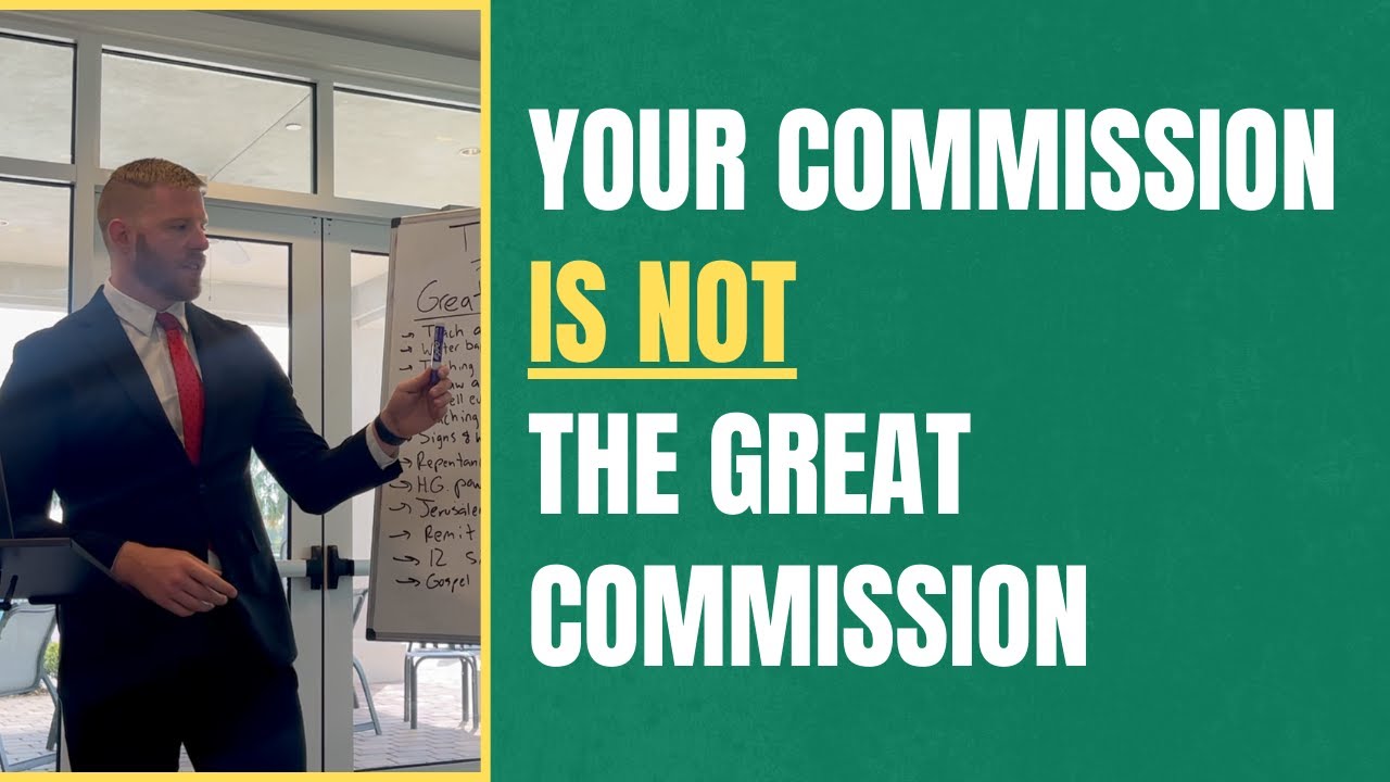 The Great Commission vs Our Grace Commission - YouTube