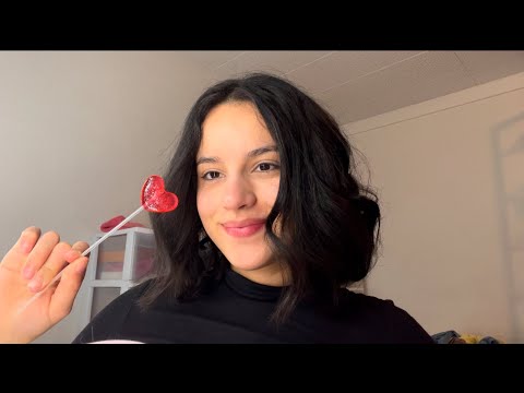 ASMR trying lollipops 🍭 (almost no talking)