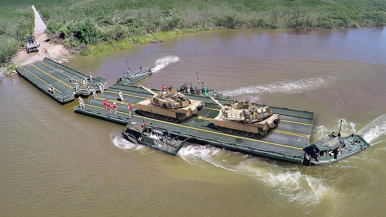 Genius US Technology Invented To Build Floating Bridge in 5 Minutes ...