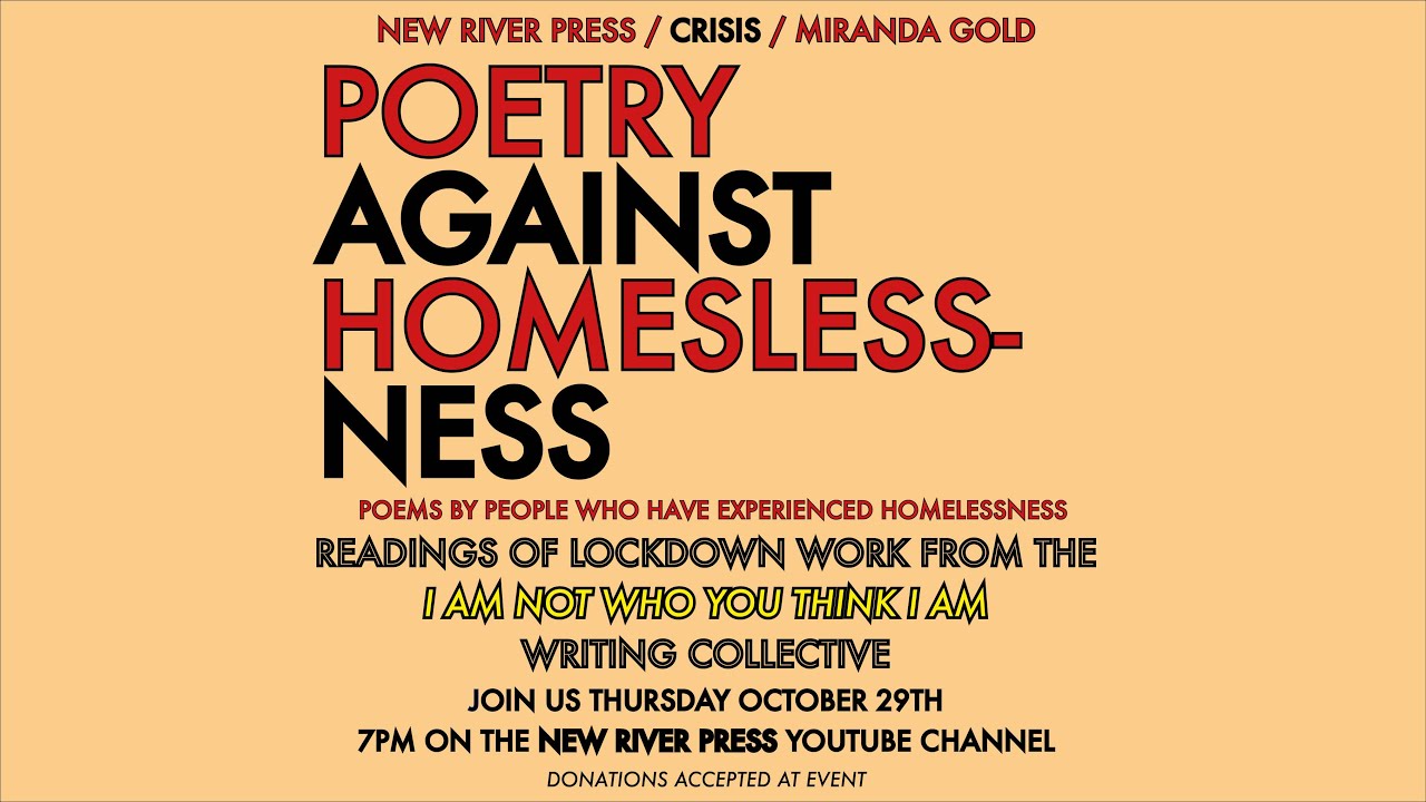 Poetry Against Homelessness - October 2020 event - YouTube