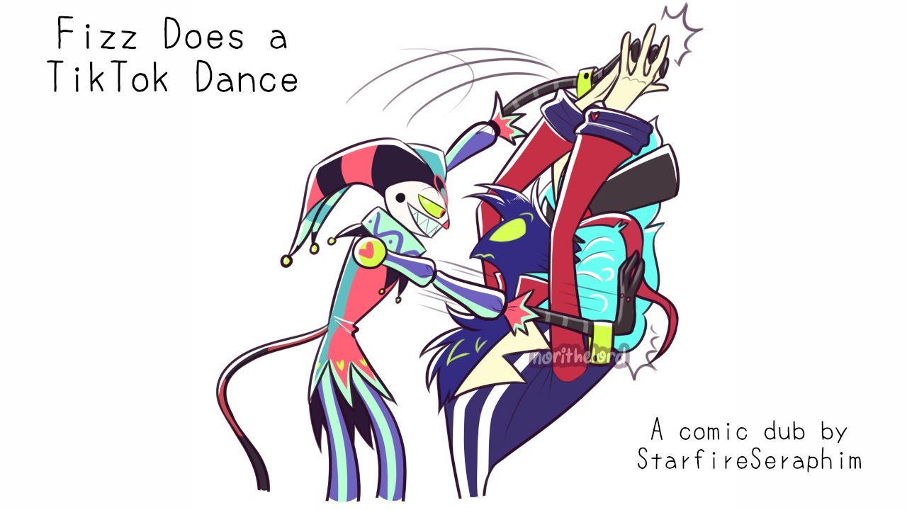 Fizz Does a TikTok Dance (A Helluva Boss Comic Dub) - YouTube