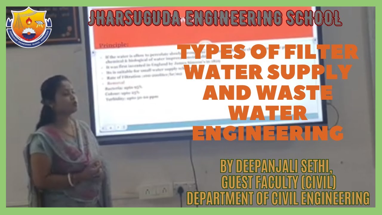 TYPES OF FILTER/ WATER SUPPLY AND WASTE WATER ENGINEERING /CIVIL/5TH ...