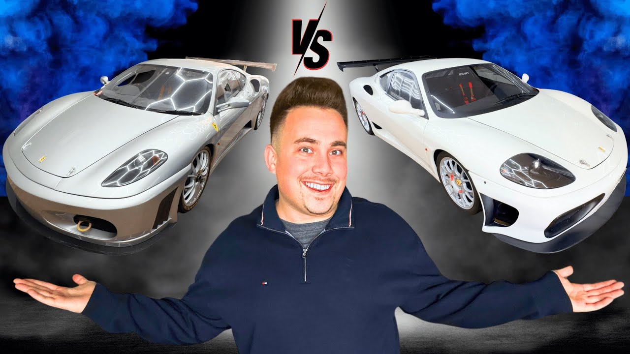 Up Close With The Ferrari F430 Challenge and F360 Challenge! - YouTube