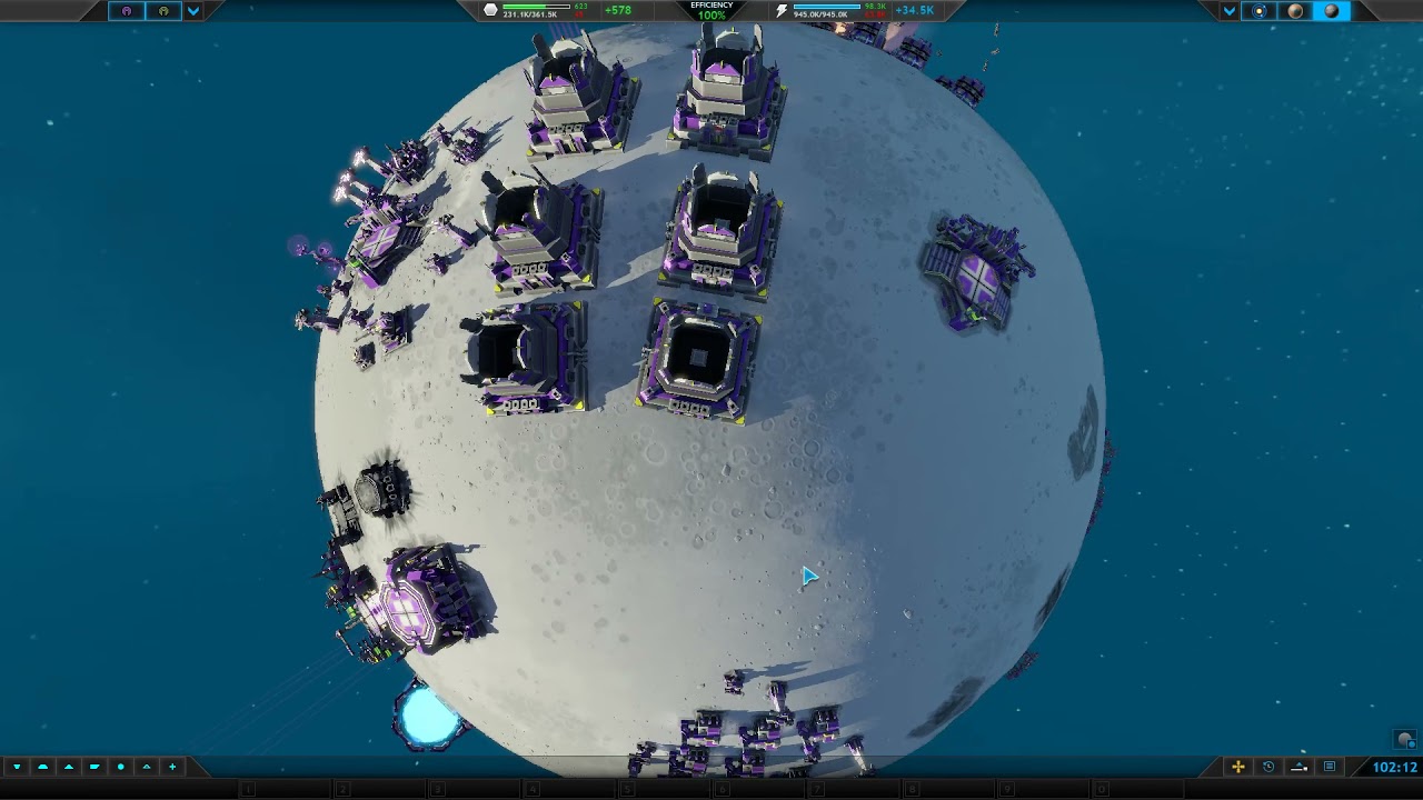 Moon engine test - Planetary Annihilation - YouTube