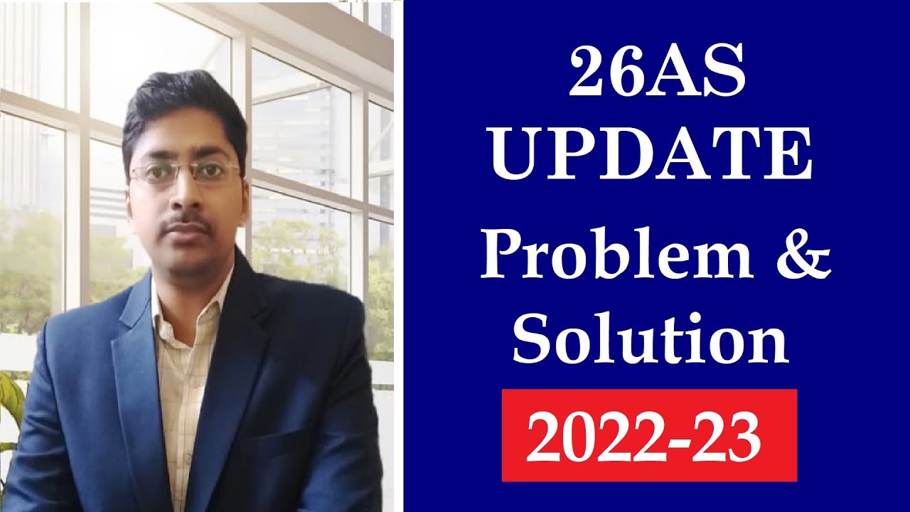26AS Update Problem and Solution - YouTube