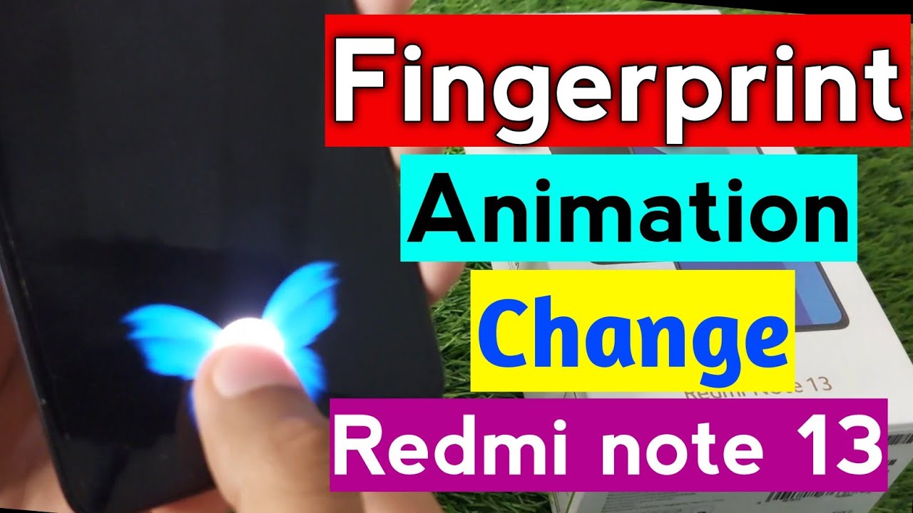How to Change Fingerprint Animation on Redmi Note 13 & other Redmi ...