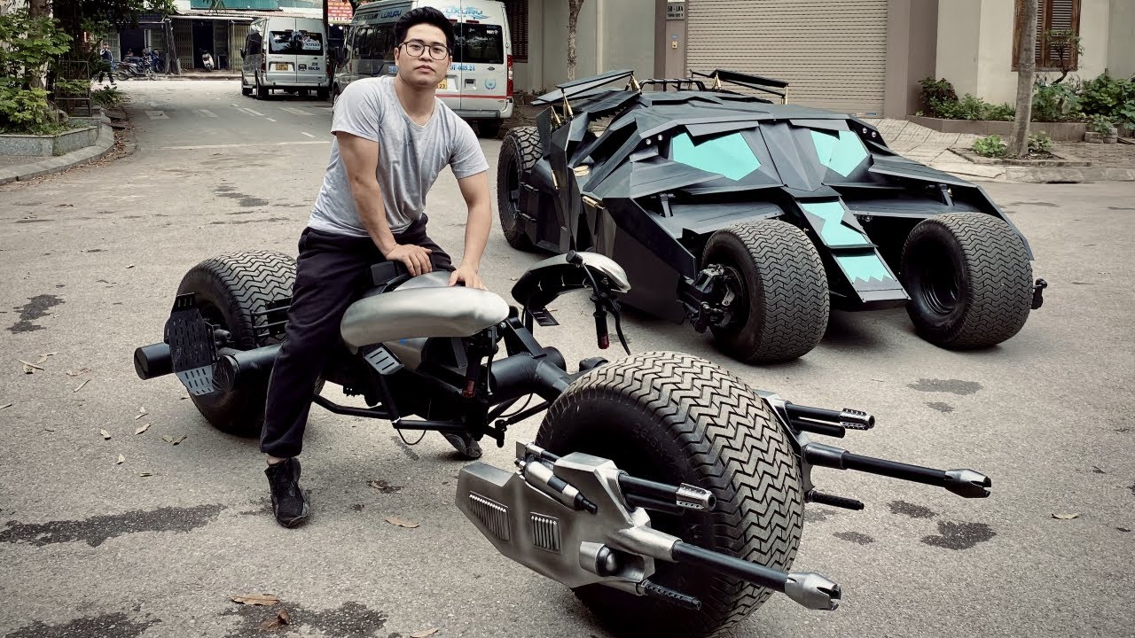 100 Days To Build The One-Of-A-Kind Batpod In The World | Batman ...