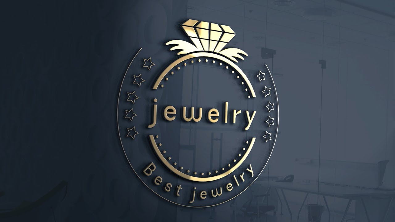 How to make jewelry design logo||how to design a logo||logo design ...