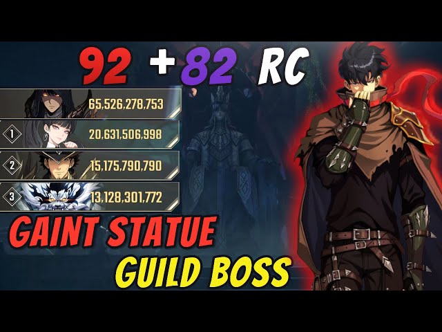 Guild Boss(Giant Statue) FIRE x DARK 174RC ! Hunters Builds & Complete ...