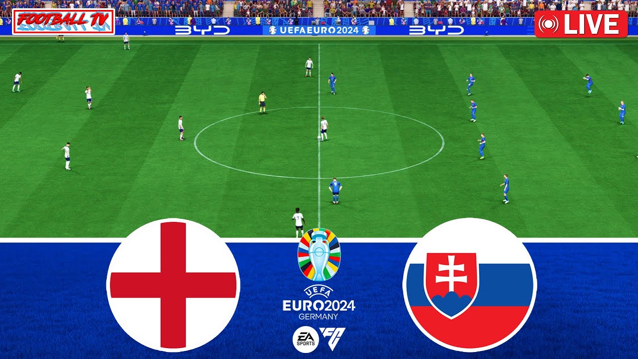ENGLAND vs SLOVAKIA | UEFA EURO 2024 | Full Match All Goals | FC 24 ...