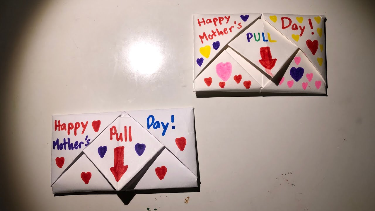 How to Make a Creative Message Card - YouTube