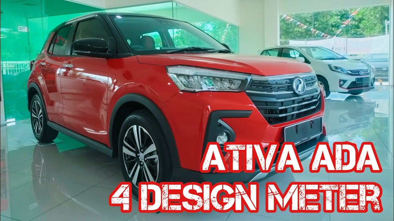 Cara setting design meter Perodua Ativa - YouTube