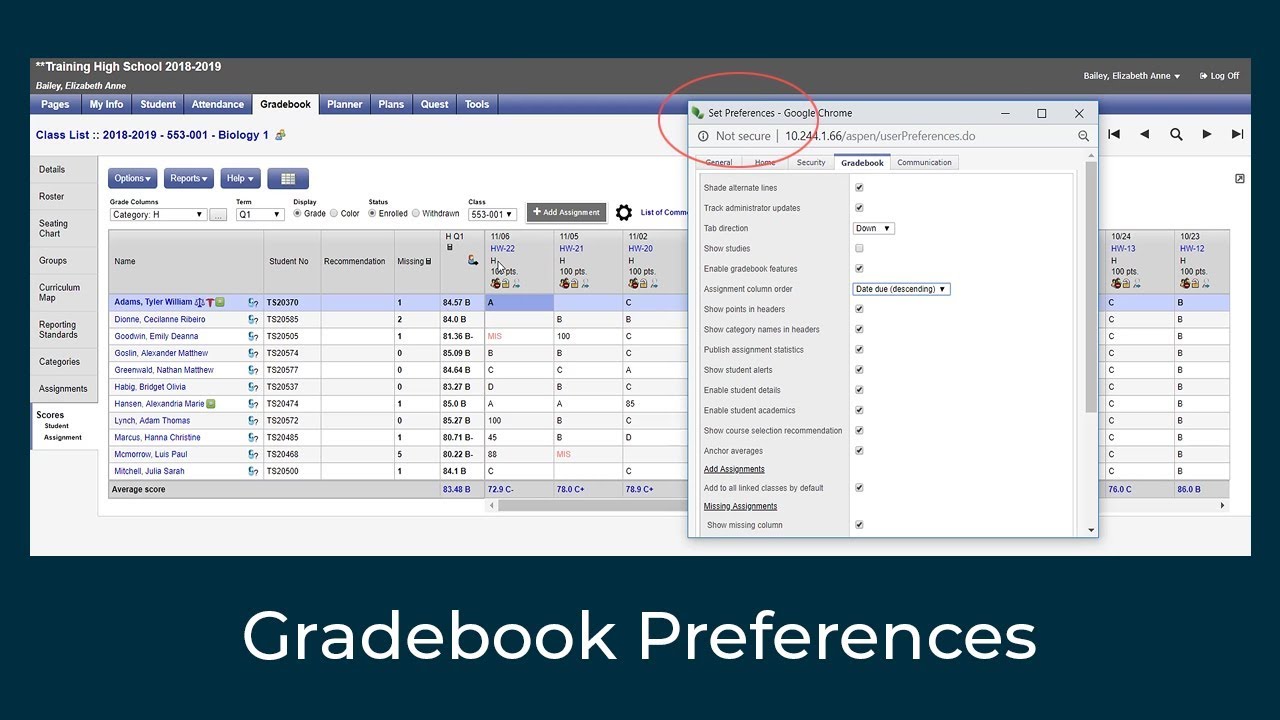 Setting-up Your Gradebook Preferences - YouTube