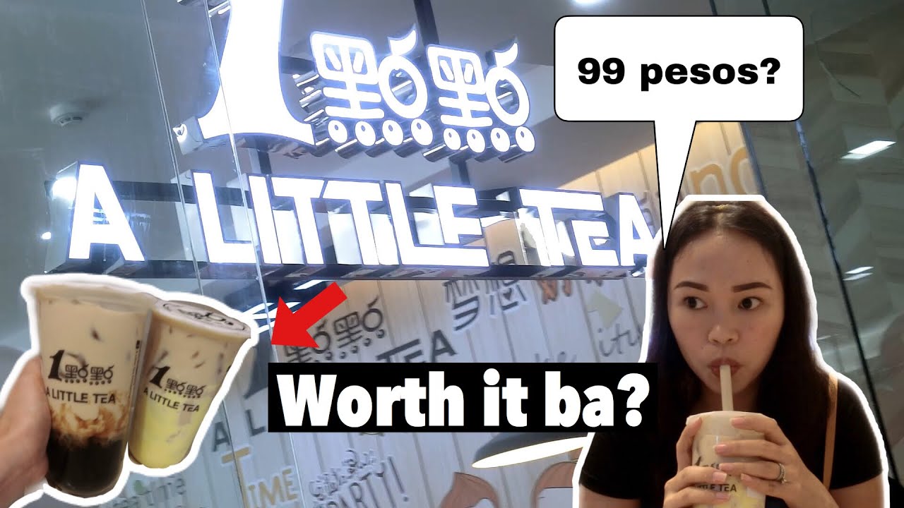 THE BEST MILK TEA IN CEBU! (A LITTLE TEA) + GROCERY SA ROBINSONS ...