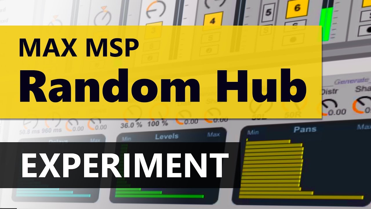 Random Message Hub with Max for Live in Ableton 9 - YouTube