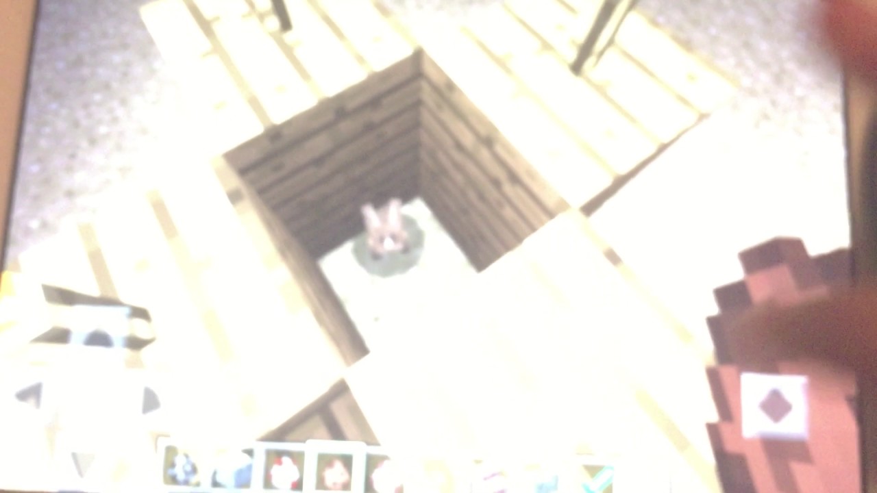 Minecraft kill rabbit - YouTube