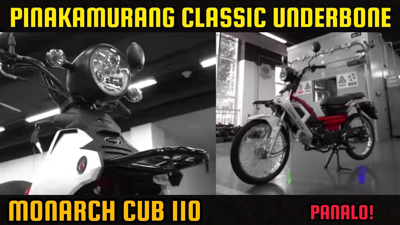 MONARCH CUB 110 PINAKAMURANG CLASSIC MOTORCYCLE?! - YouTube