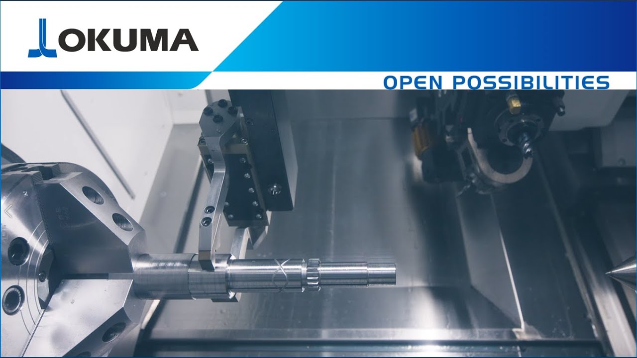 Lathe LB3000 EX II ARMROID - Automotive part “shaft” - YouTube