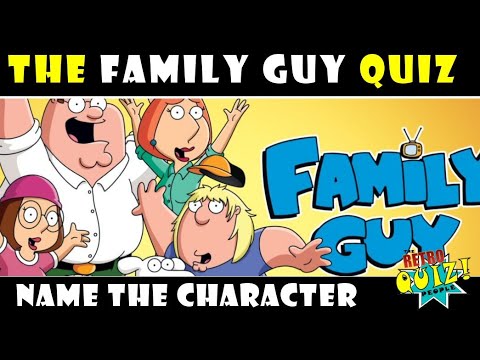 FAMILY GUY | CHARACTER QUIZ | NAME THE CHARACTER - YouTube