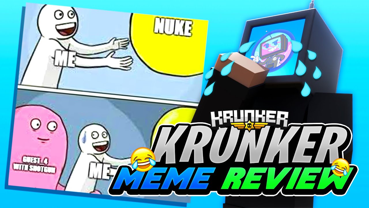 KRUNKER MEME REVIEW (I laugh I lose) - YouTube