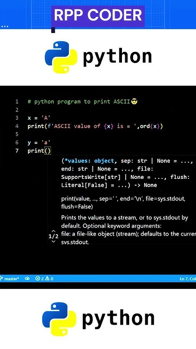 Program To Print Ascii Value Pythonprogramming 10 Shorts Coding Python Short Youtube