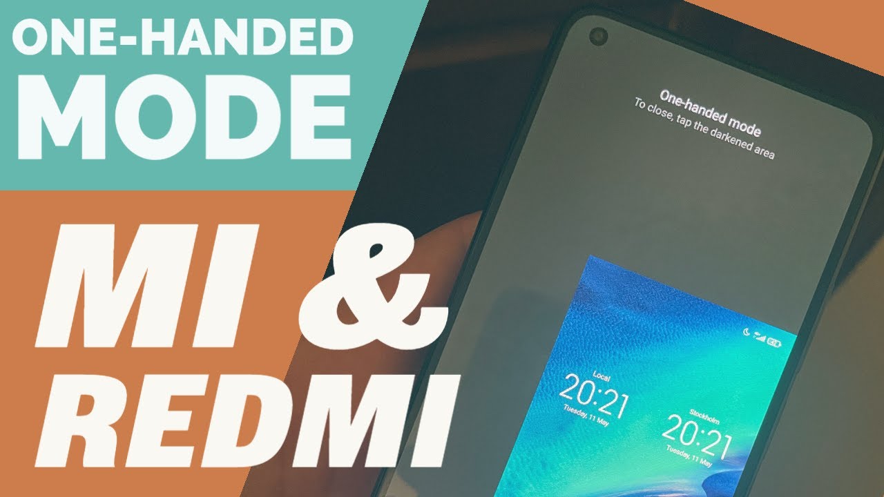 MIUI 12 / Xiaomi Mi 11 Lite: How to Enable One-handed Mode - YouTube