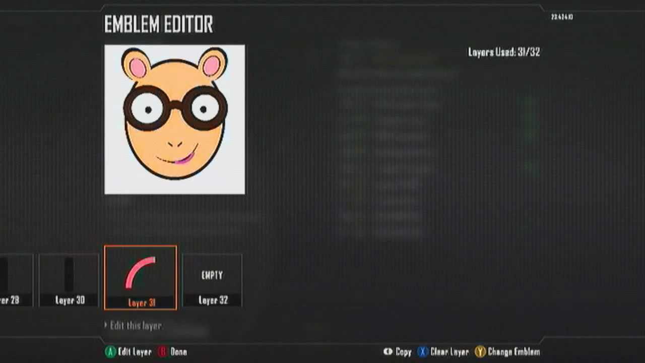 Black Ops 2 - Arthur - Emblem Tutorial - YouTube