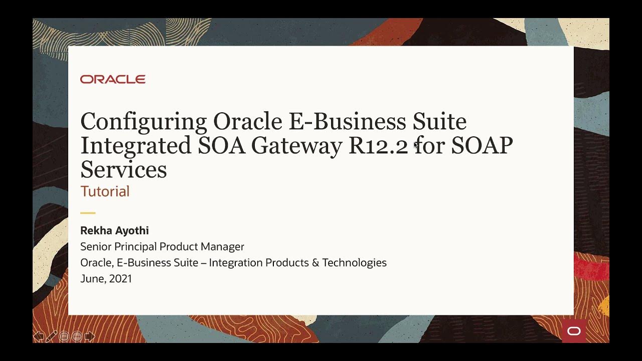 Configuring Oracle E-Business Suite Integrated SOA Gateway Release 12.2 ...